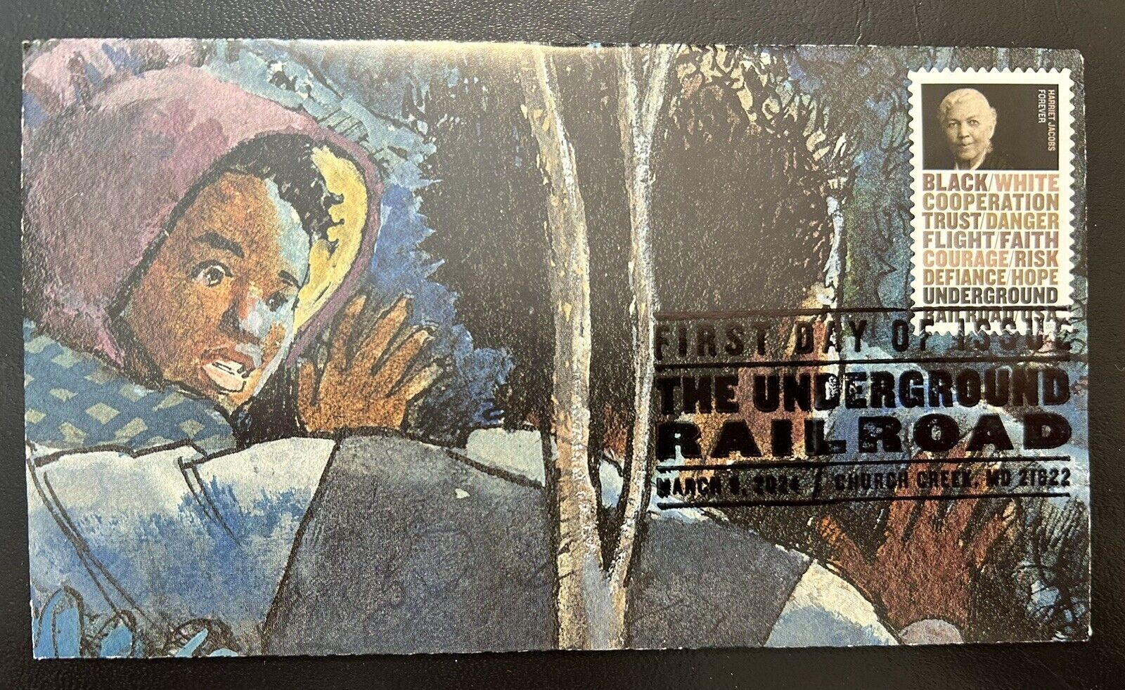2024 The Underground Railroad FDC Hand Craft Storybook Cachet | United ...