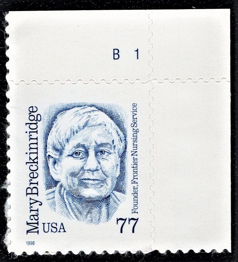 US 2942 MNH VF/XF 77 Cent Mary Breckinridge "Founder: Frontier Nursing ...