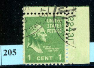 PKStamps - USA - 804 - Used - Plate Number Single #20-205 | United ...