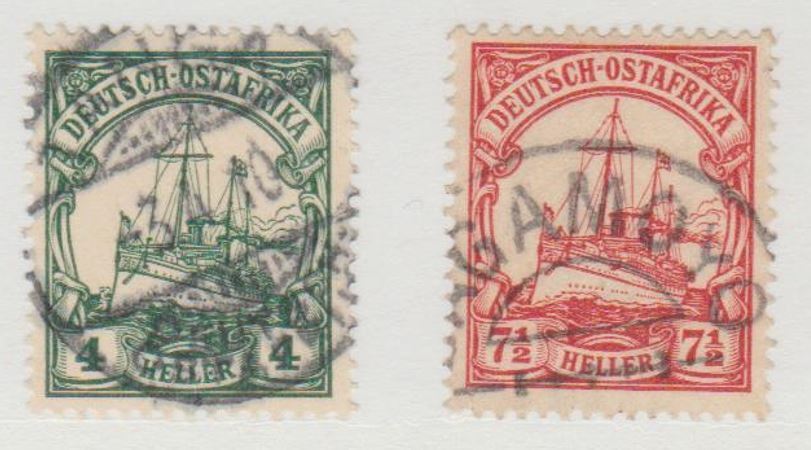 German East Africa Scott #23-24 Stamp - Used Set | Europe - Germany ...