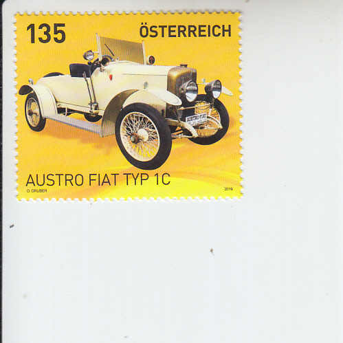 2019 Austria Austro Fiat Type 1 C 1921 (Scott 2778) MNH | Europe ...