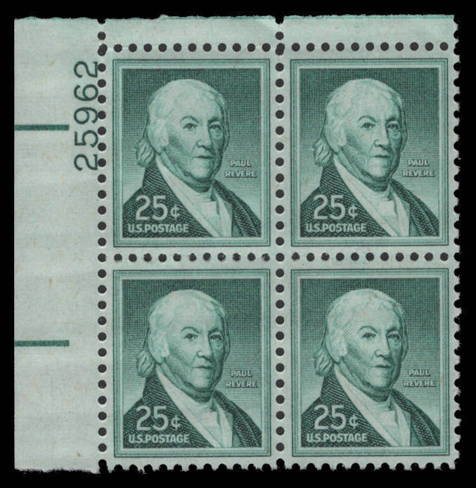 US Scott #1048 MNH OG Plate Block UL #25962 Egraded W/Certificate Xf ...