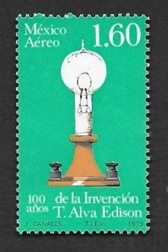 SKV) 1979 MEXICO, I Centennial of the invention of the light bulb by ...