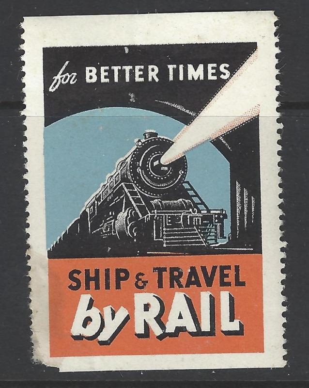 Early 1900s Railroad Train Advertisement Poster Stamp - (AV90) / HipStamp