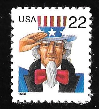 #3259A 22 cent Uncle Sam, Stamp Mint OG NH SUPERB | United States ...