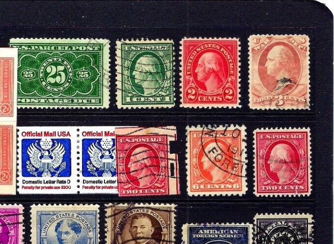 US STAMPS: Nice Vintage US Old Stamp Collection, see scan Used and ...