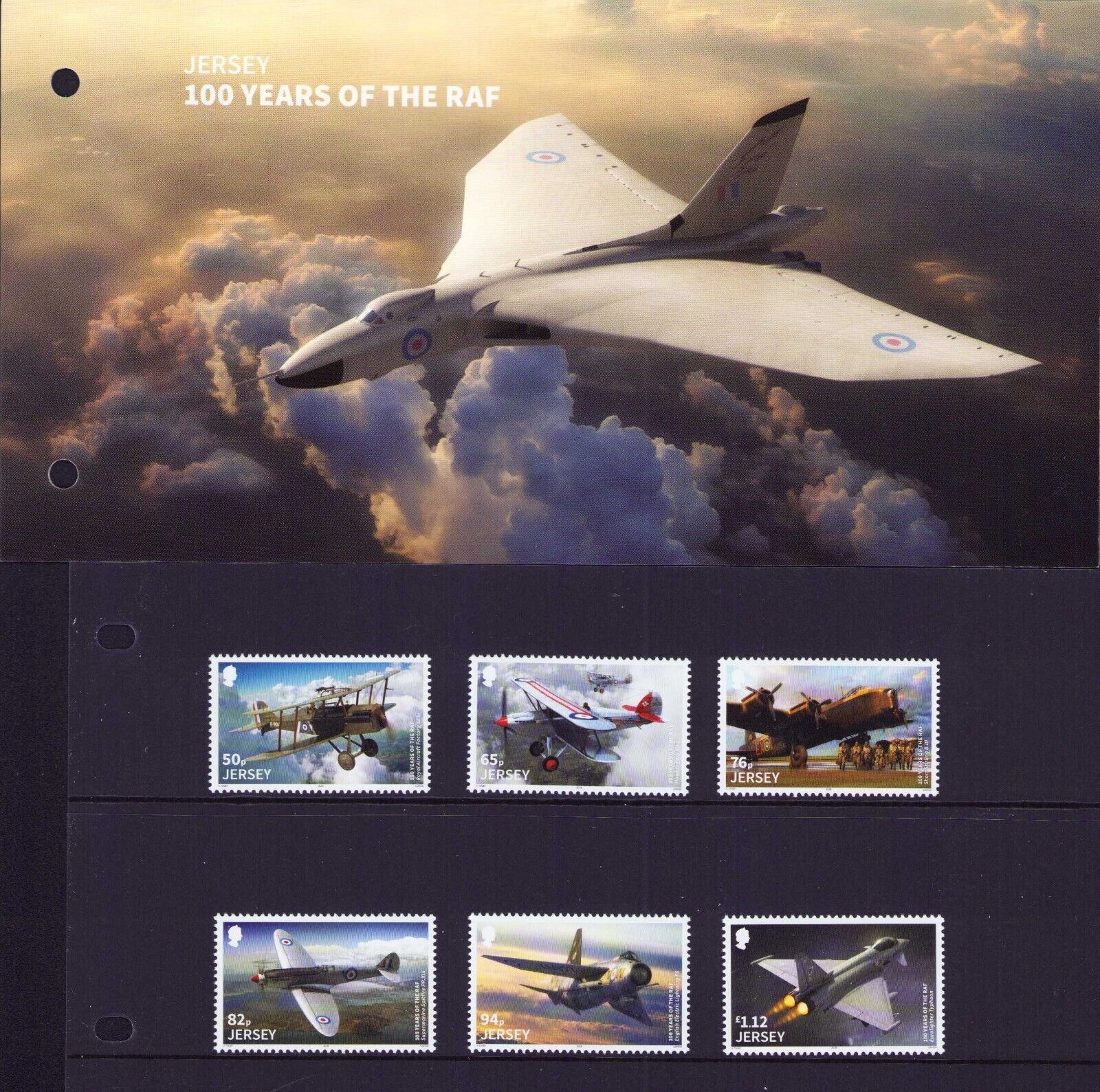 Jersey 2018 100 Years of the RAF Sc 2127-2132 SG 2247-2252 MNH ...