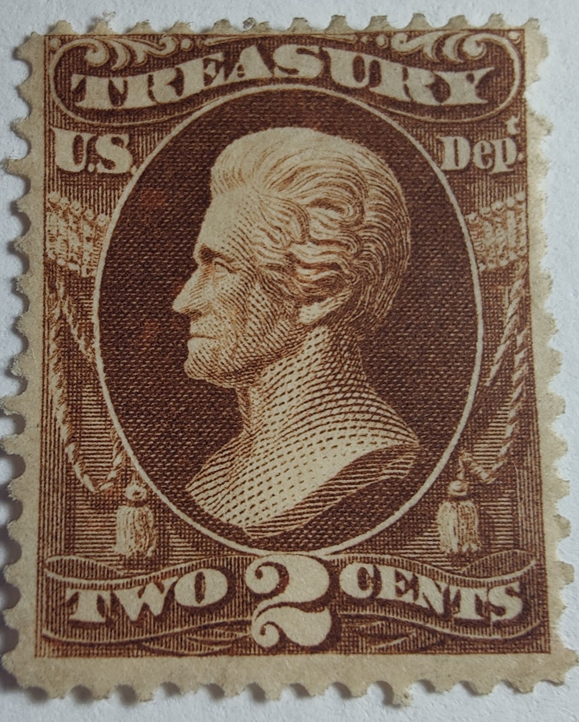 Scott #O73 Mint TWO Cent Jackson Official Treasury 1873 | United States ...