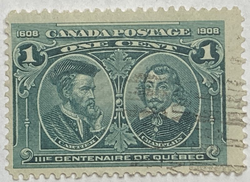 CANADA 1908 #97 Quebec Tercentenary Issue - Used | Canada, General ...
