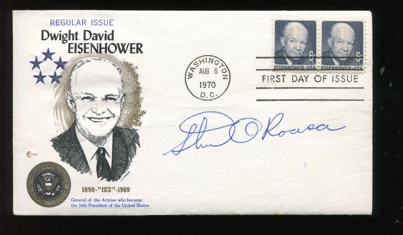 Stuart Roosa American Astronaut Signed Cover DC3404 | United States ...