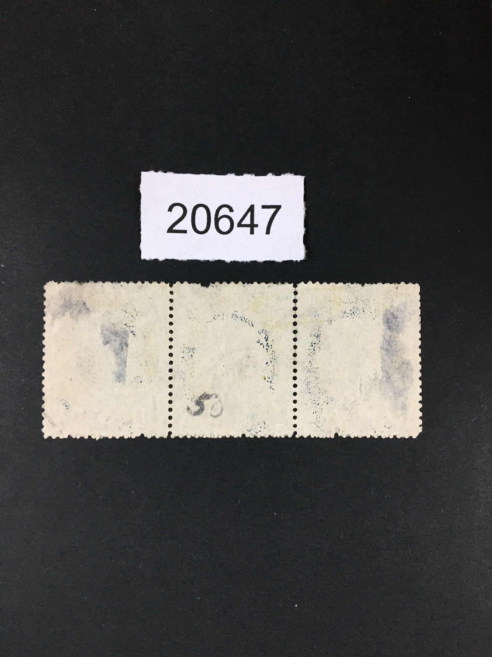 US Stamps # 24 Strip of 3 Used POS.91-93R8 LOT # 20647 | United States ...