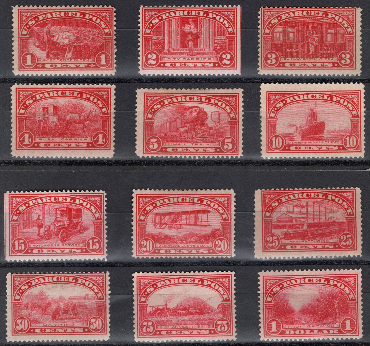 Q1-12 F-VF OG H, Complete set, very fresh col..MORE.. b8040 | United ...