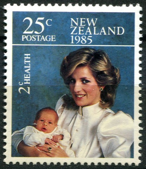 New Zealand Sc#B122 MNH, 25c+2c multi, Health Stamps 1985. Prince of ...