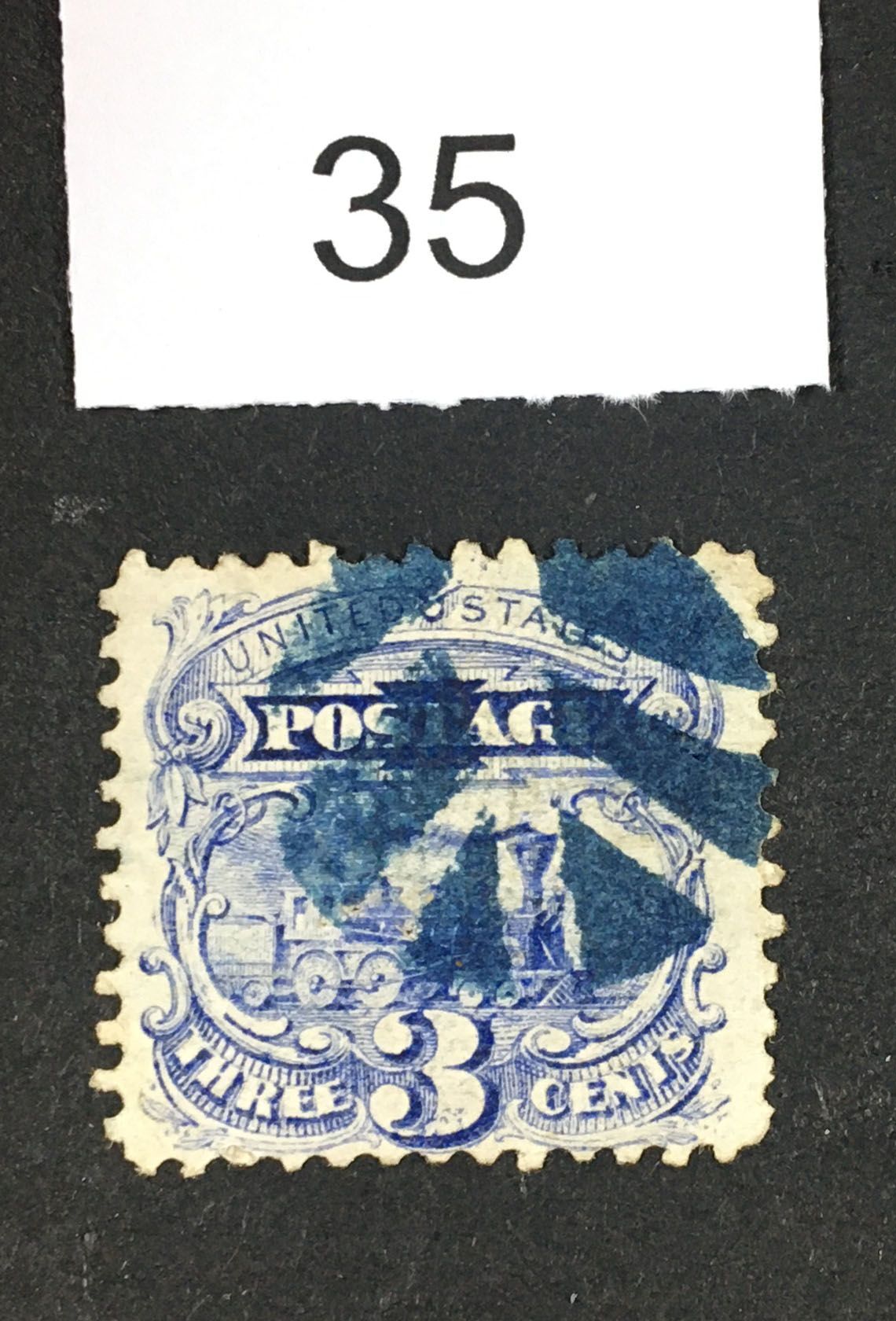 US Stamps # 114 Blue Leaf Used LOT #E 35 | United States, General Issue ...