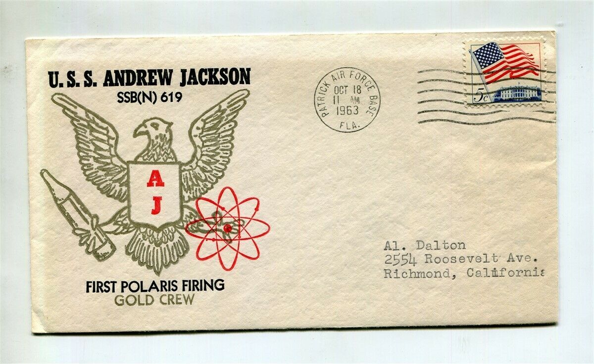 USS Andrew Jackson Submarine SSB N 619 - US Navy Ship Submarine Squad ...