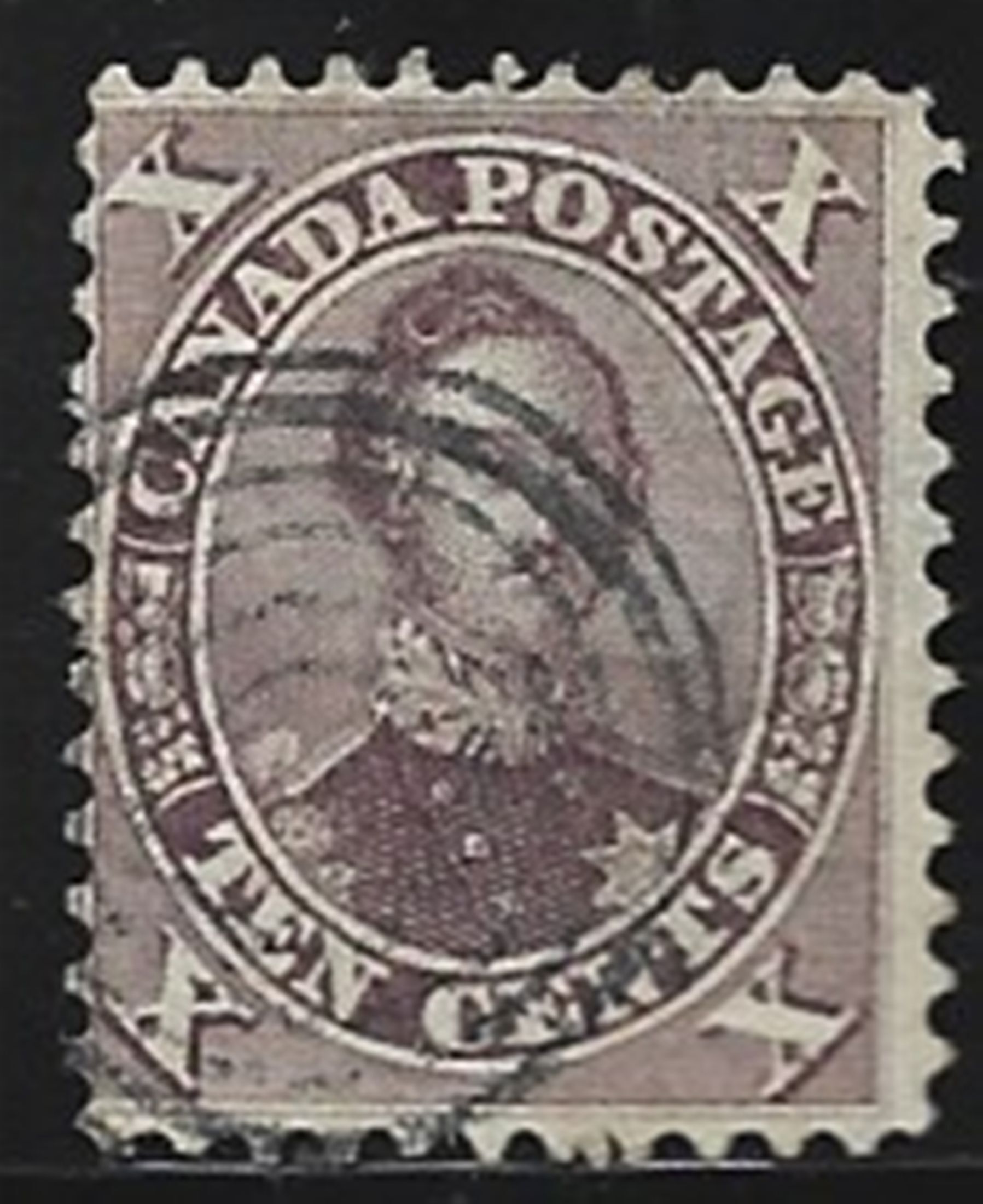 Collection LOT 12795 Canada #17 1859 Cv+$150 | Canada, General Issue ...