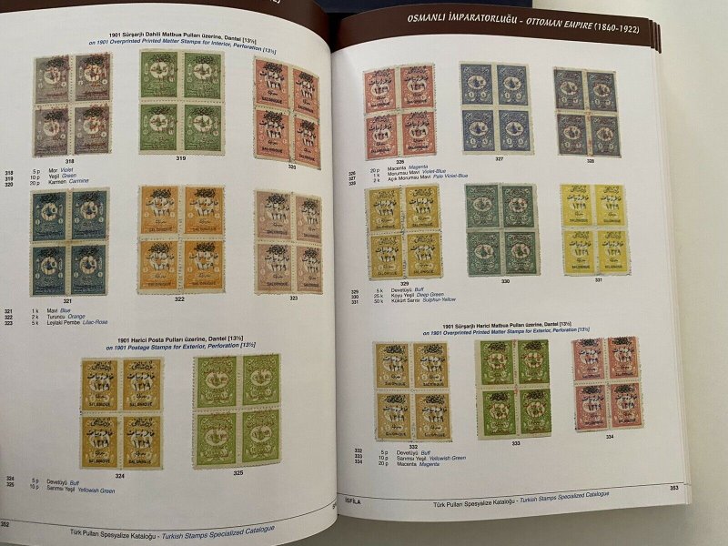 Ottoman Empire Stamps Specialized Catalogue, Isfila, Limited Edition ...