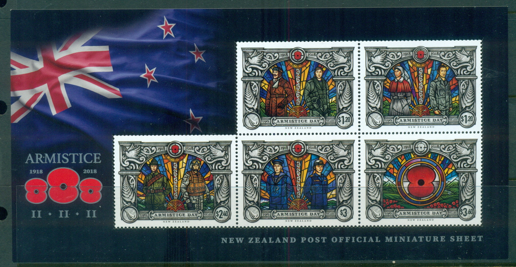 New Zealand 2018 WWI Armistice Centenary MS MUH | Australia & Oceania - New Zealand, Stamp ...