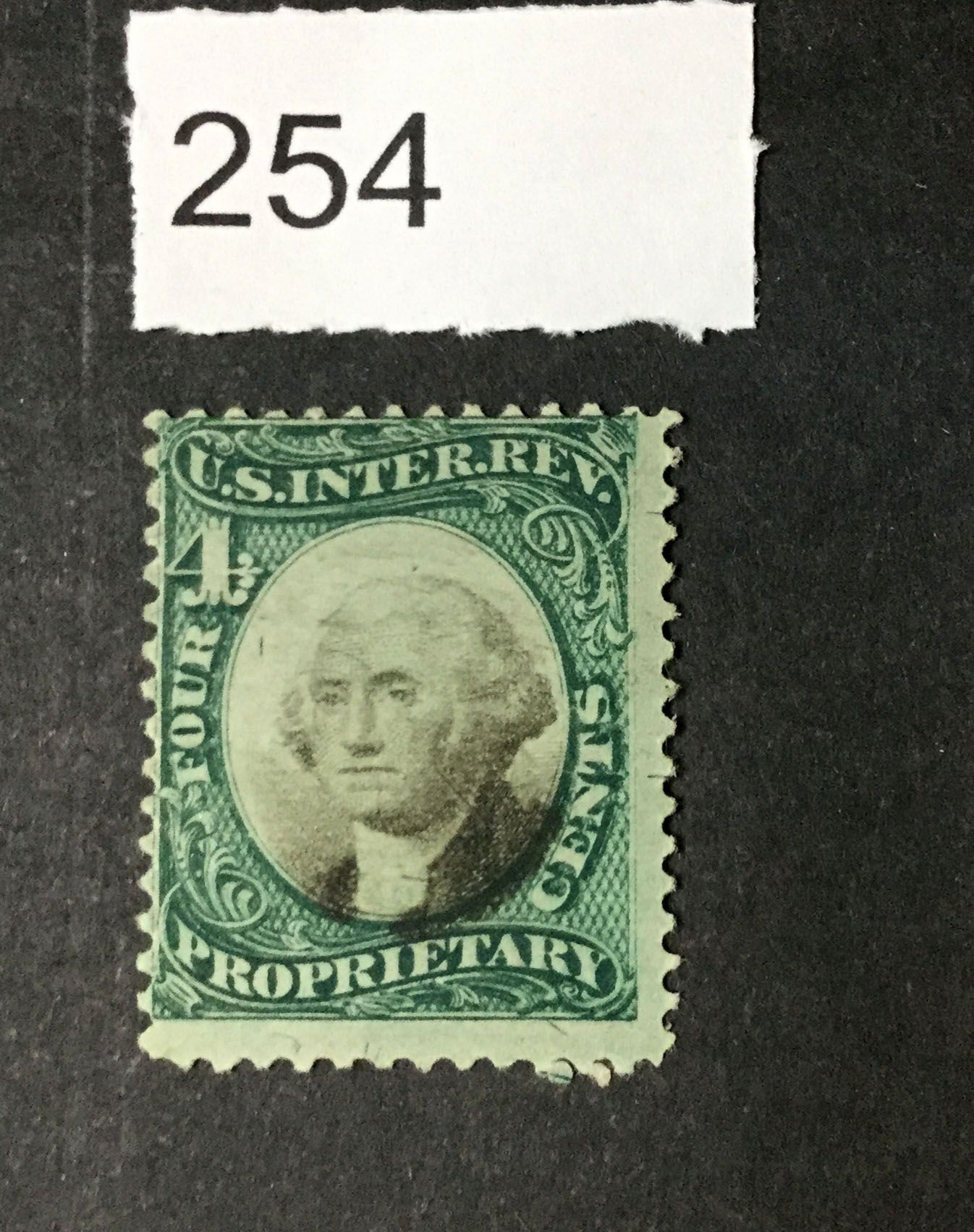 US Stamps #Rb4B Mint OG H LOT #254 | United States, Revenues ...