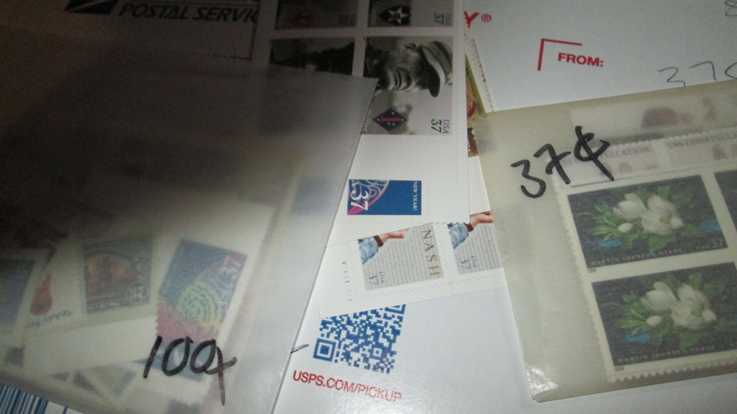 Discount Postage 220x 37c US Postage Stamps MNH Face $81.40 | United ...