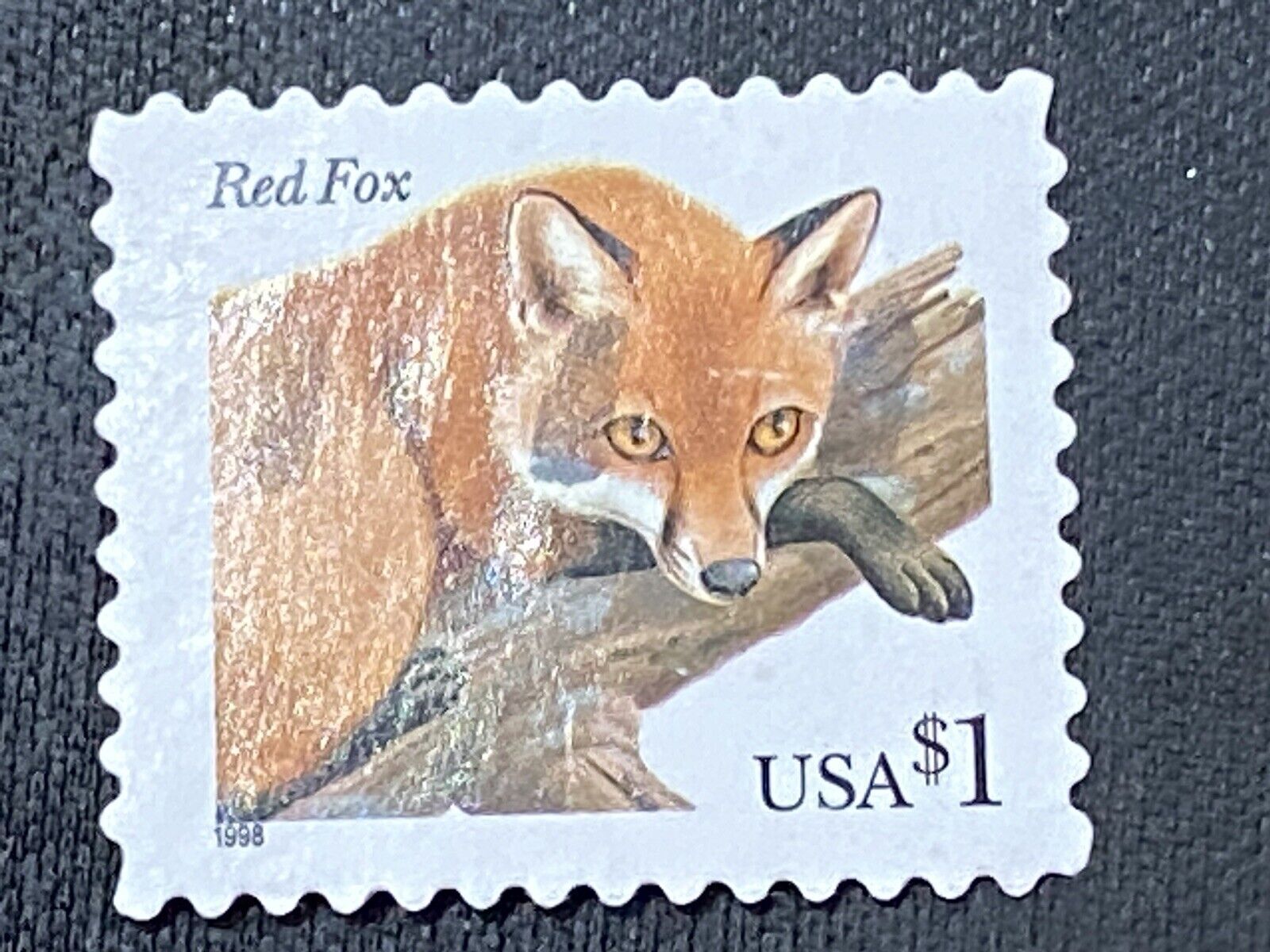 US Sc#3036 $1.00 Red Fox stamp Used but not cancelled | United States ...