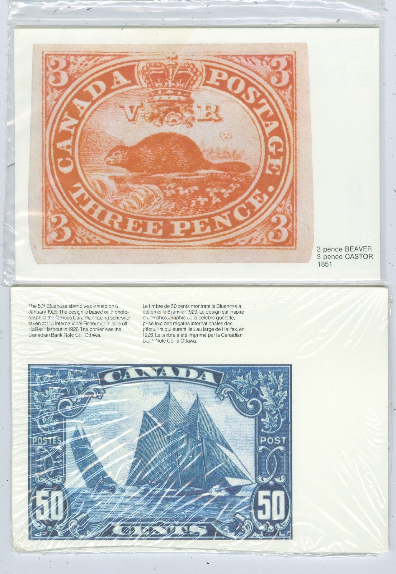 Canada Thematic Post Cards...Classic Museum & 1982...Sealed Packs of (5 ...
