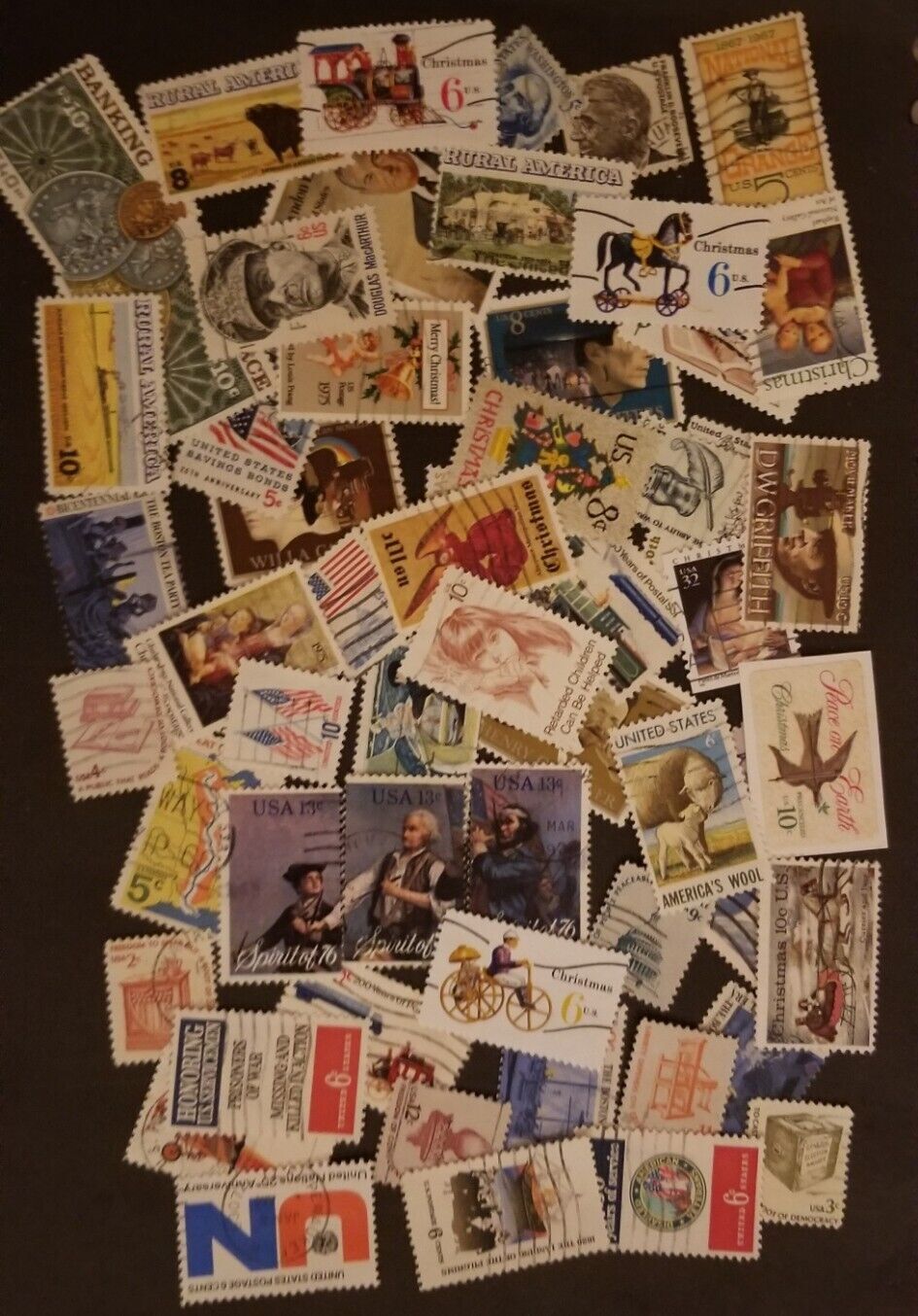 US Vintage Postage Stamp Lot Collection Used T2927 | United States ...