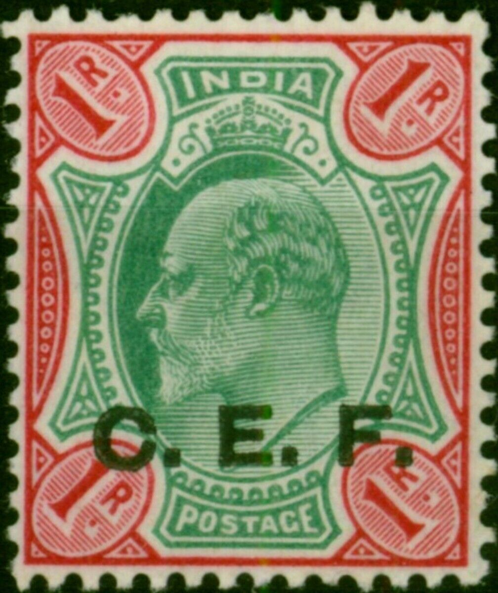 India C.E.F 1911 1R Green & Carmine SGC20 Fine & Fresh LMM | Asia ...