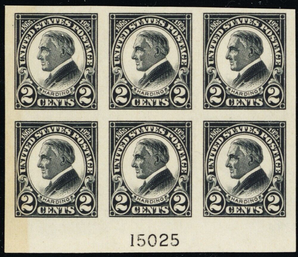 611, Mint XF NH 2¢ Plate Block of Six - Stuart Katz | United States ...