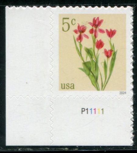 5900 US 5c Flowers - Red Tulips SA, MNH PNS | United States, General ...