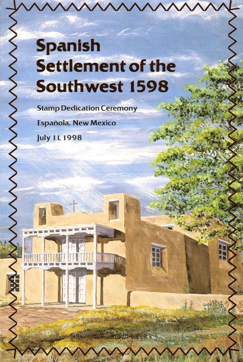 1998 32¢ Spanish Settlement of Southwest, First Day Ceremony Program ...