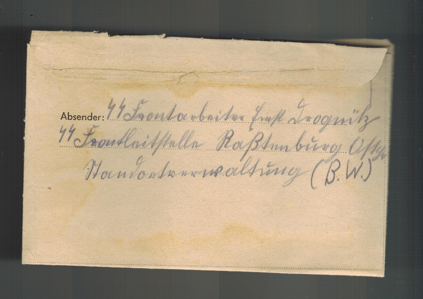 1942 Rastenburg Germany Waffen SS Feldpost Cover w letter East Prussia ...