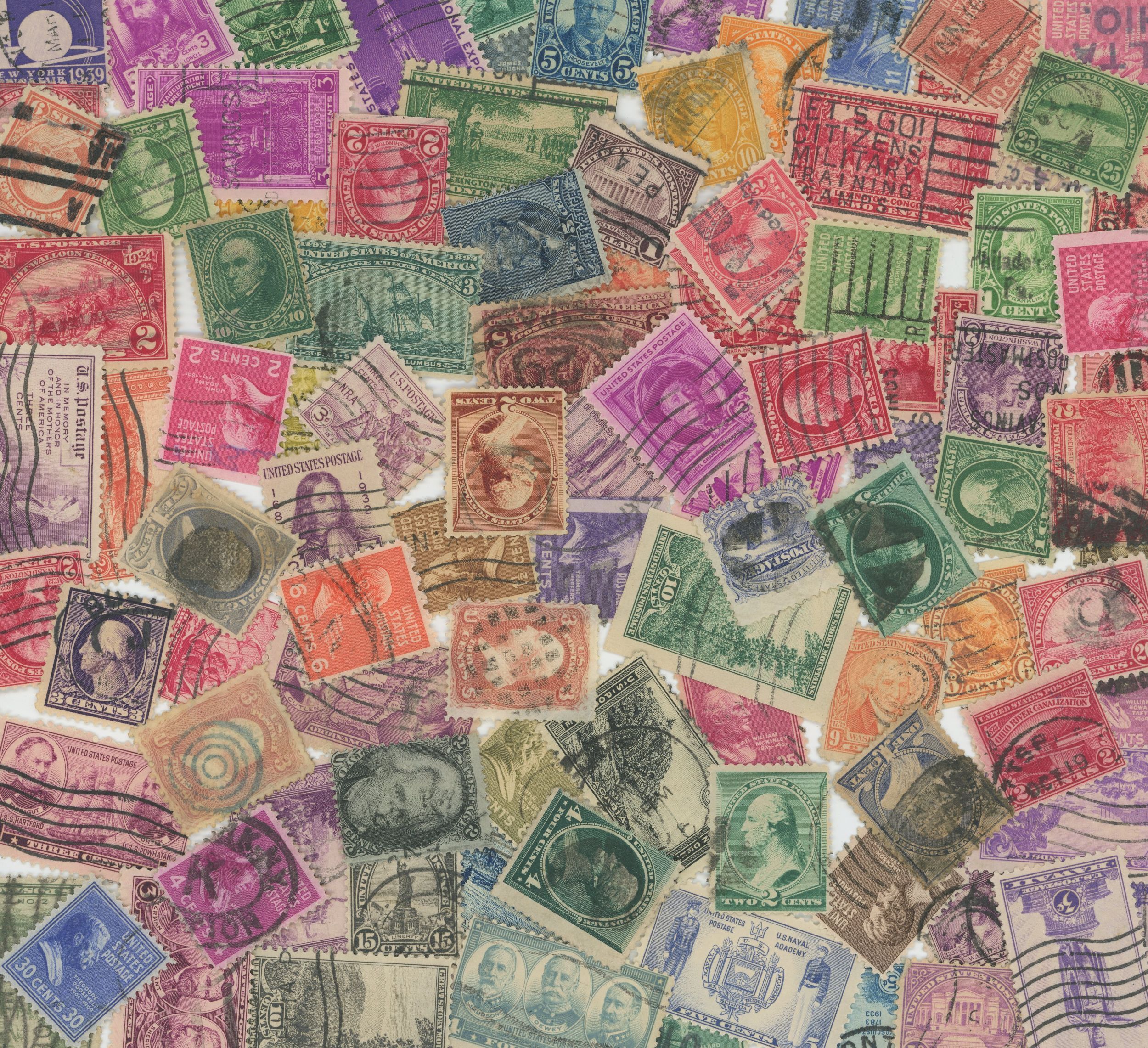 USA - 500 Different Used stamps including 100 Back of Book issues ...