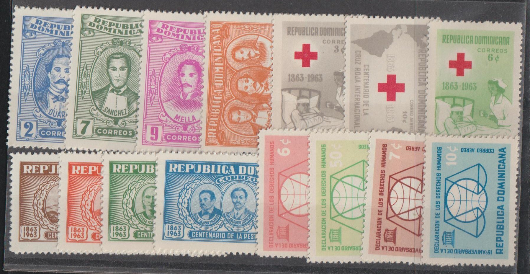 Dominican Republic SC 580-590, C128-131 Mint Never Hinged. | Caribbean ...