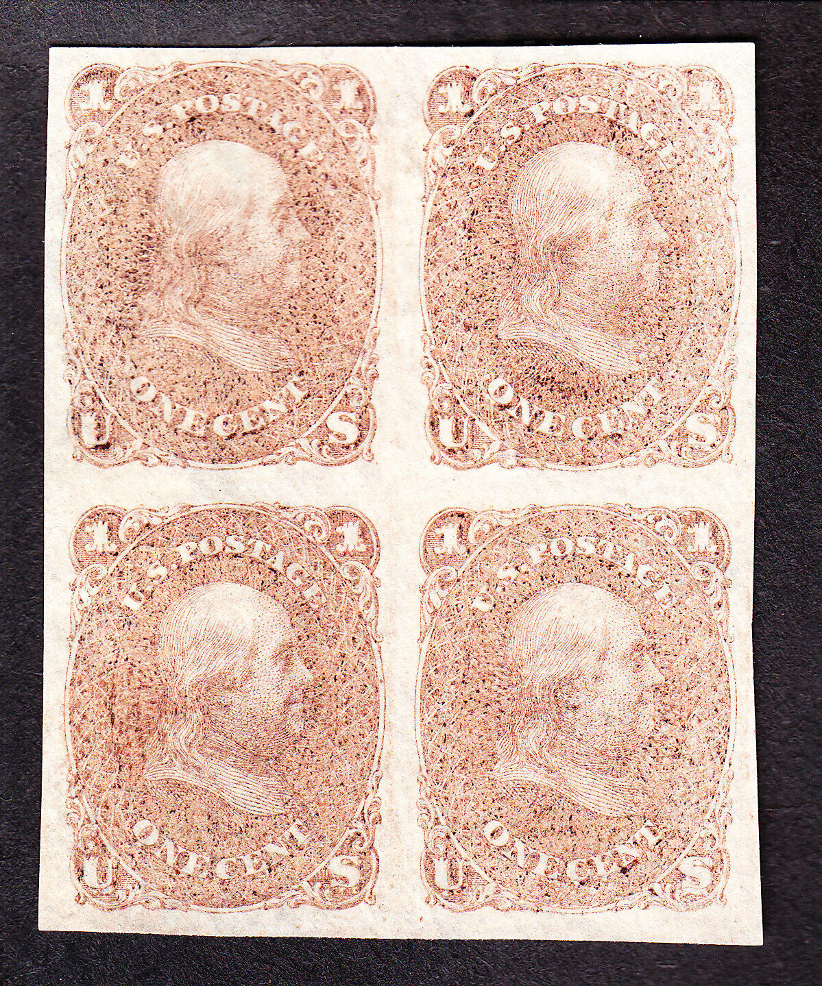 US 63TC5g 1c Franklin Trial Color Proof SCV $160 | United States, Back ...