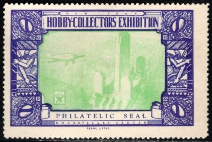 1932 US Cinderella New York Hobby Collectors Exhibition Philatelic Seal (NRA) | Specialty ...