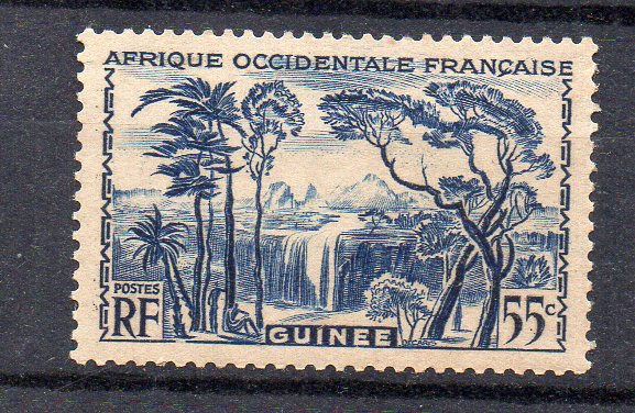 FRENCH GUINEA - FRENCH COLONIAL - 1938 - DEFINITIVE - JUNGLE 55ç ...