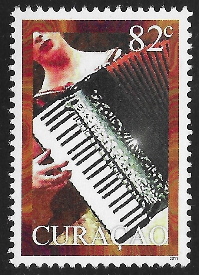 Curacao #21 82c Musical Instruments - Accordian ~ MNH | Europe ...