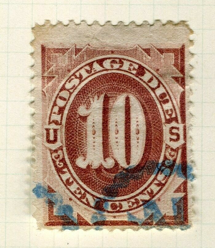 USA; 1870s classic Postage Due issue used 10c. value | United States ...