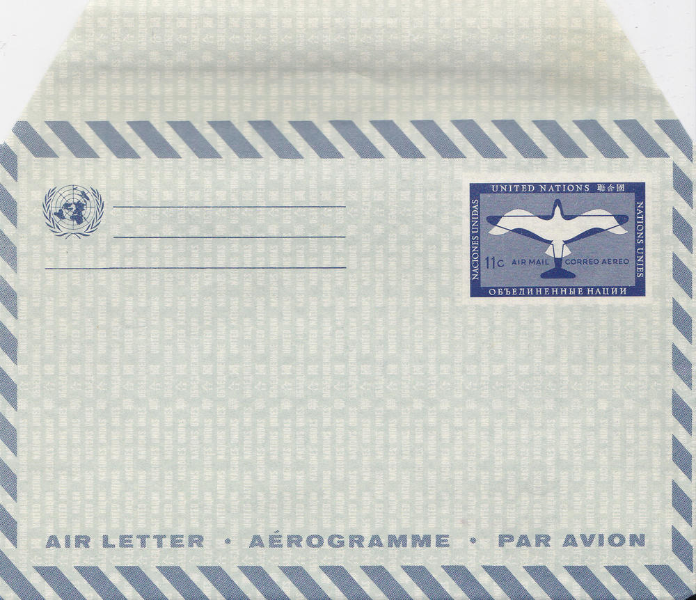 U.N. # UC5, Aerogramme, Mint Envelope / HipStamp