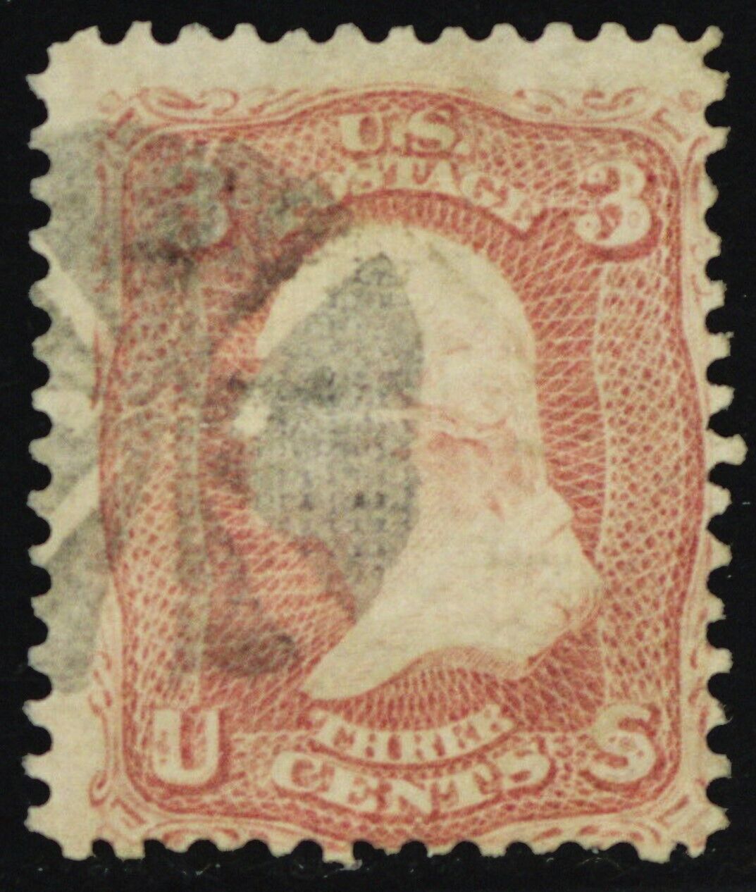 85, Used 3¢ Nice Sound Stamp With PFC Certificate CV $1050. * Stuart ...