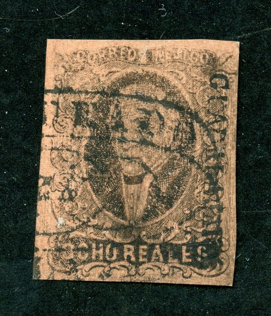 Mexico Hidalgo 1861 Scott# 11 Follansbee# 11 Acapulco Mint NO GUM as ...