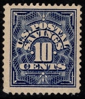 1911 US Postal Savings 10 Cents Scott #- PS4 MH | United States, Back ...