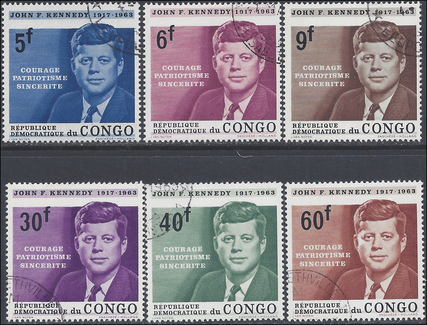 Congo Democratic Republic #514-519 1964 CTO H Set of 6 | Africa - Congo ...