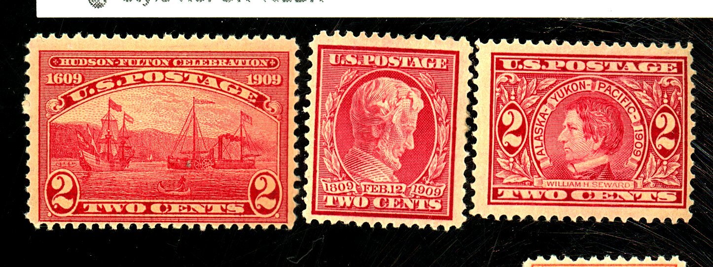 367 370 372 Mint FIN OG LH Cat $22 | United States, General Issue Stamp ...