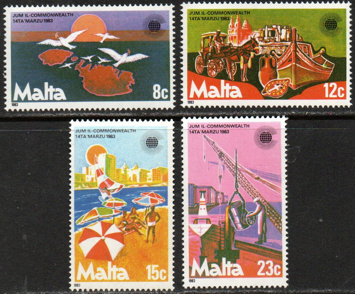 Malta Sc #623-626 Mint Hinged | Europe - Malta, General Issue Stamp ...