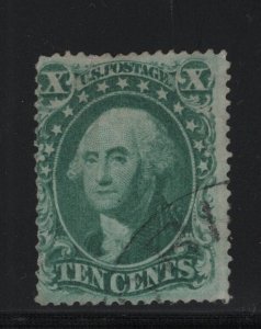 34 F-VF scarce type lV used light cancel with nice color cv $ 2250 ...