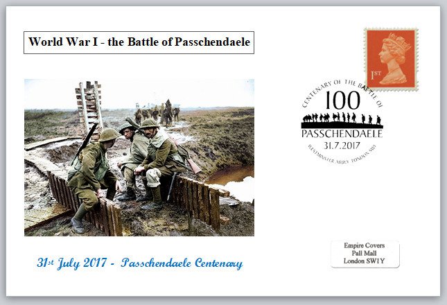 battle of passchendaele ww1 wwi soldiers militaria postal card ...