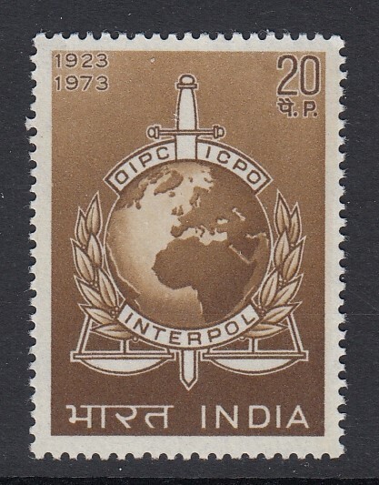 India 594 INTERPOL mnh | Asia - India, General Issue Stamp / HipStamp