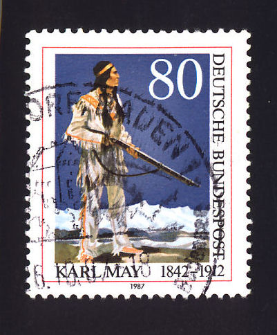 W Germany Sc# 1502 Apache Chief Winnetou - cancelled | Europe - Germany ...